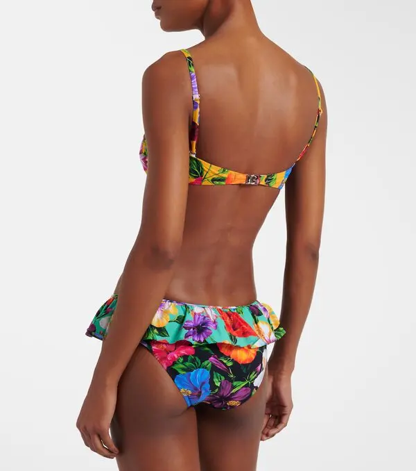 Dolce & Gabbana Floral Print Bikini Set