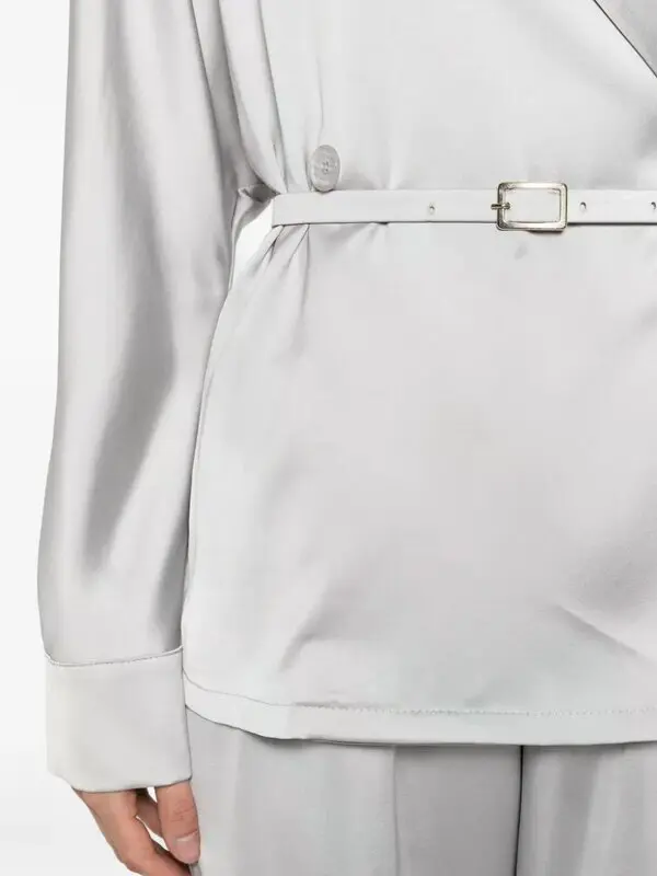 Imperial Belted Double-breasted Blazer