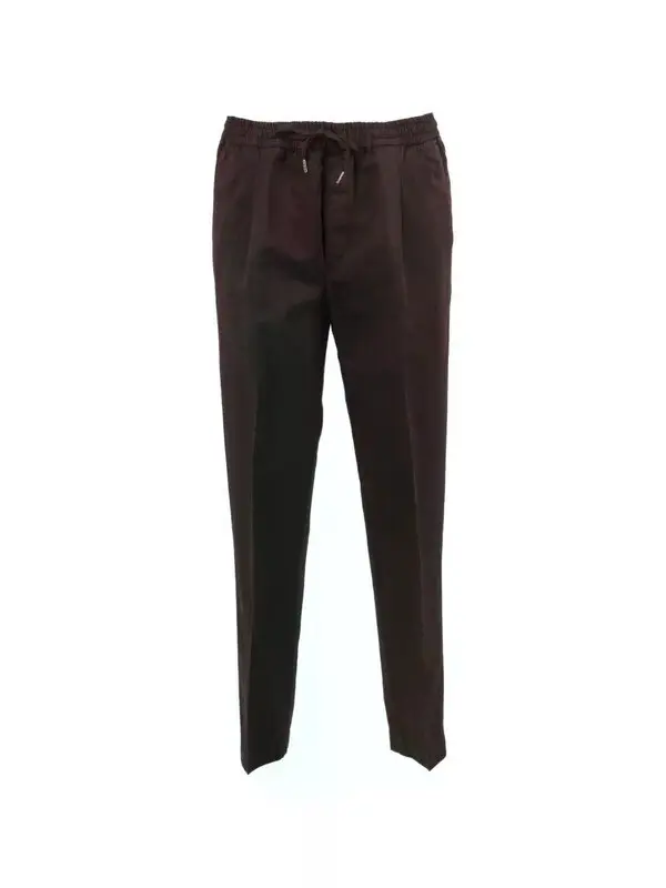 BRIGLIA 1949 Tapered-leg Trousers - Brown