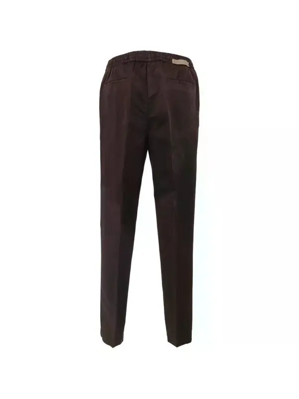 BRIGLIA 1949 Tapered-leg Trousers - Brown