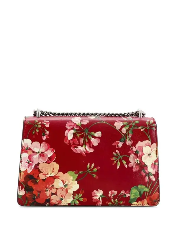 Gucci Blooms Print Leather Small Shoulder Bag