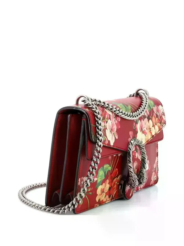 Gucci Blooms Print Leather Small Shoulder Bag