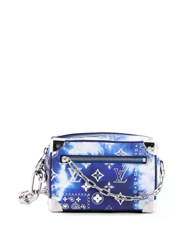 LOUIS VUITTON Soft Trunk Bag Limited Edition Monogram Bandana Leather Mini Shoulder Bag