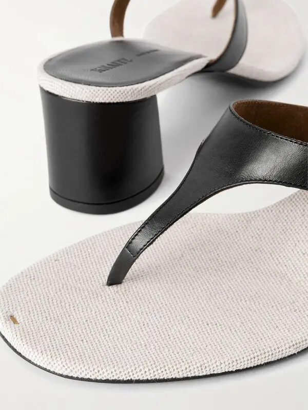 Khaite Archer Leather Mules - Multi