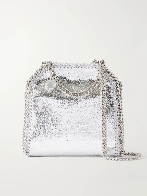Stella McCartney Falabella Tiny Shoulder Bag - Silver