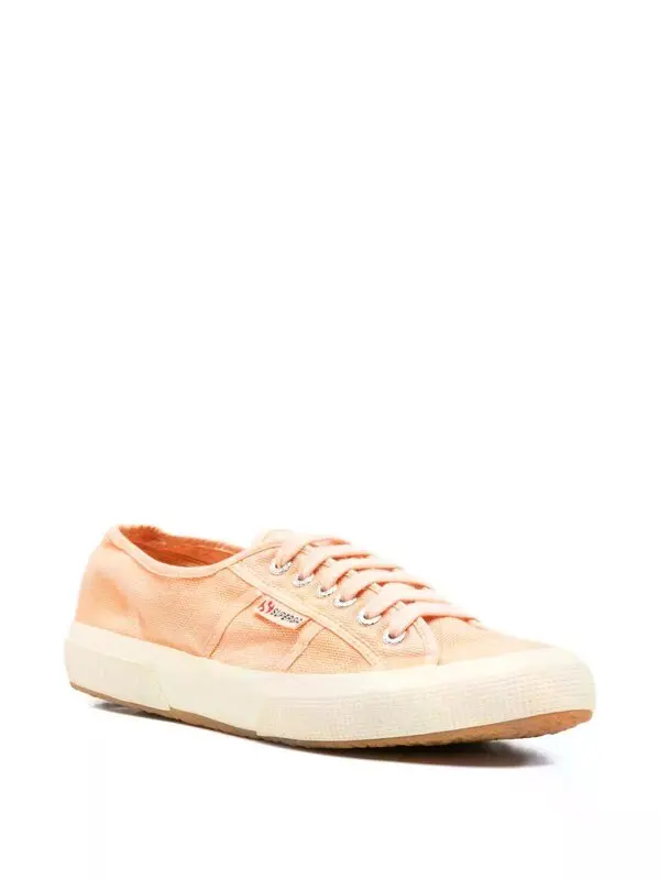 Superga Lace-up Canvas Sneakers - Orange