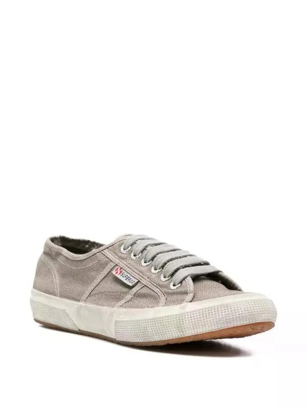 Superga Distressed Canvas Sneakers - Grey