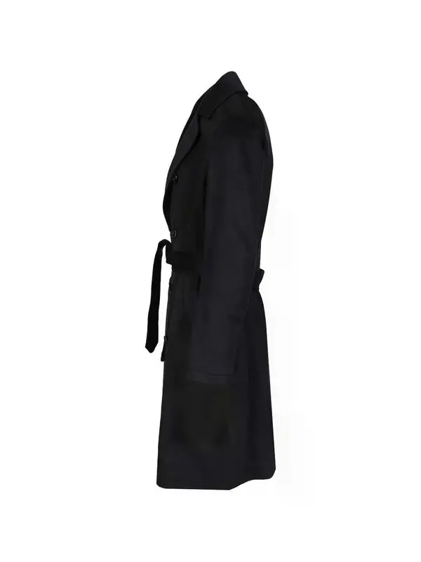 GUARINUCCI Double-breasted Belted Coat