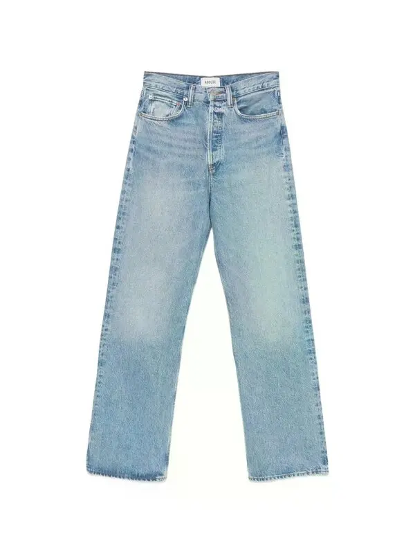 AGOLDE Faded Wide-leg Jeans