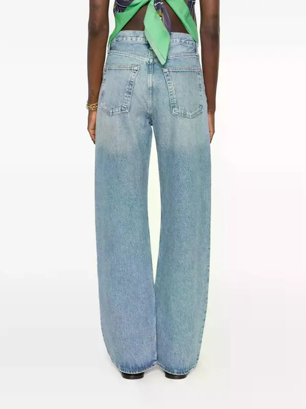 AGOLDE Faded Wide-leg Jeans