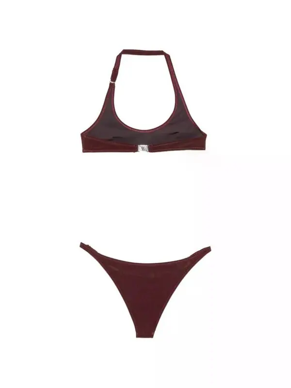 Attico Halterneck Bikini Set - Red