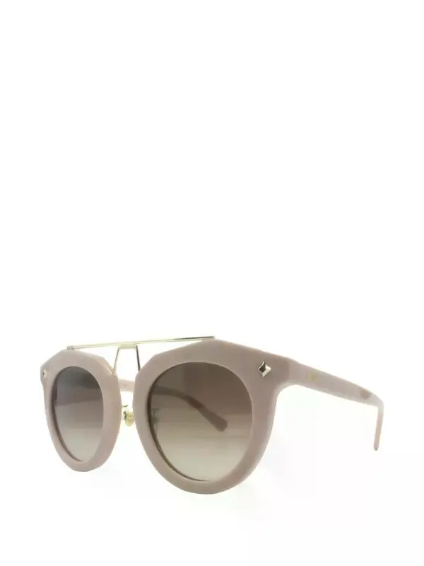 Mcm Geometric Frame Sunglasses - Pink