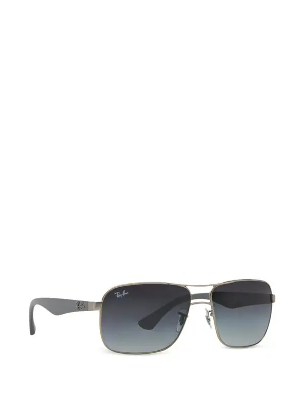 Ray-ban Square Frame Sunglasses With Gradient Lenses - Grey