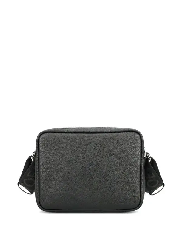 Loewe Small Leather Messenger Bag - Black