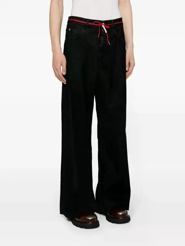 Marni Drawstring Flared Trousers