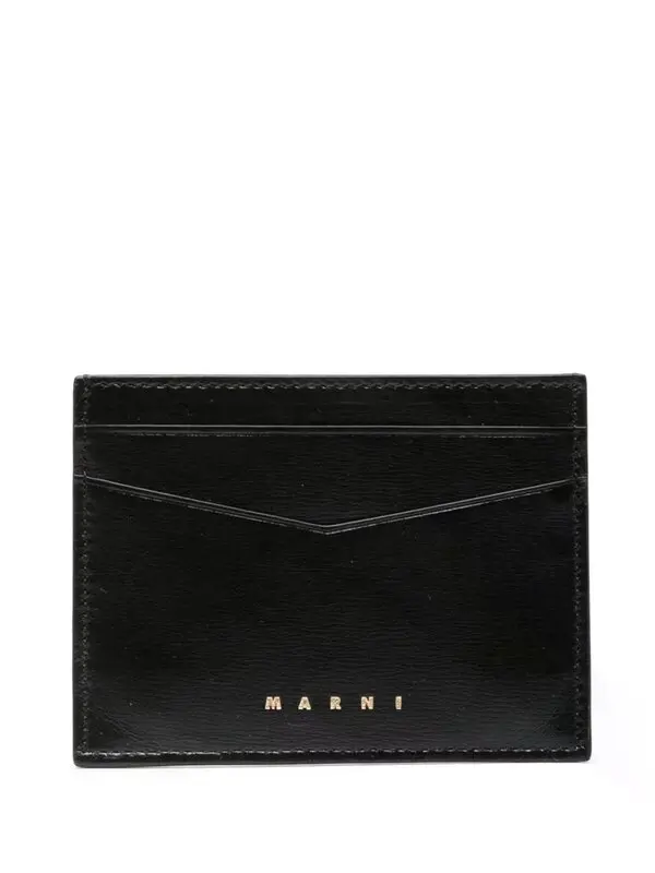 Marni Logo-debossed Cardholder - Black