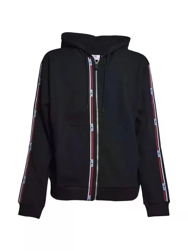 Gcds Logo Tape Zip-up Hoodie
