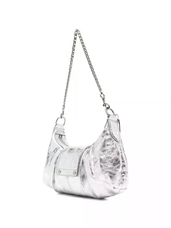 Balenciaga Pamela Metallised Shoulder Bag