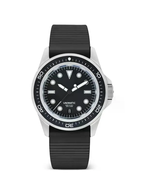 UNIMATIC Rotating-bezel Watch - Black