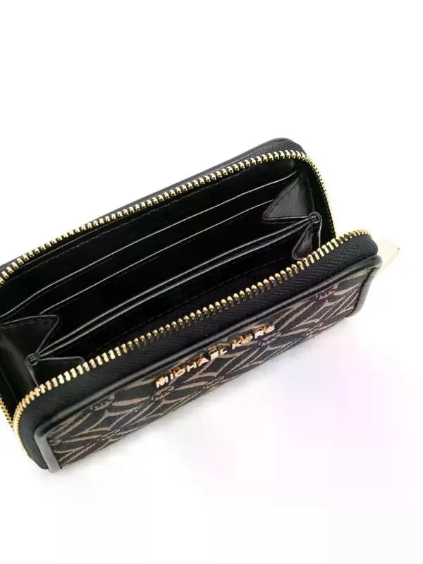 Michael Kors Monogram Zipped Wallet