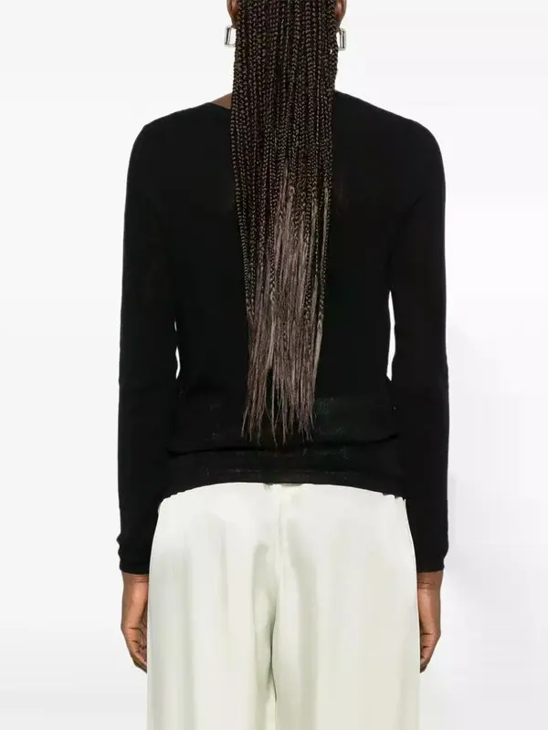Max Mara Fiorito Fine-knit Long-sleeve Sweater