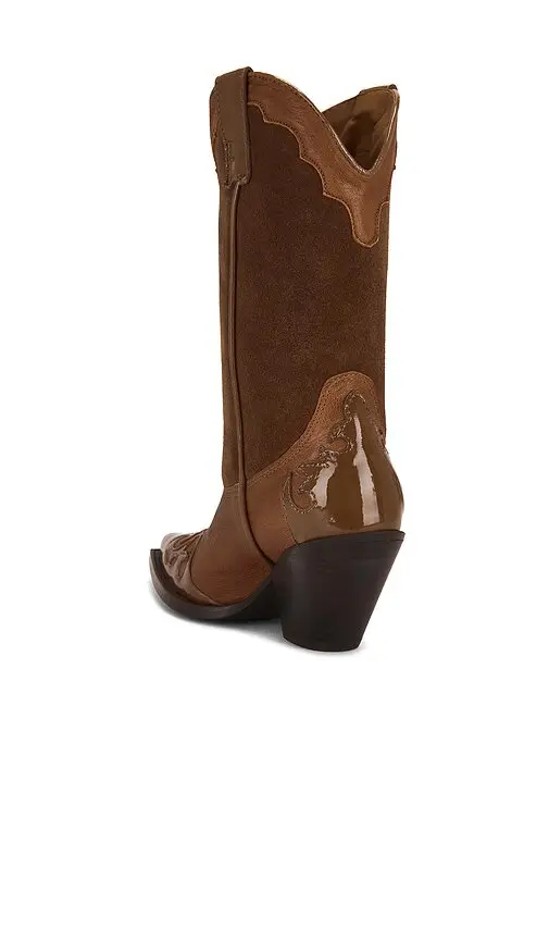 TORAL Western Boot With Patent Leather Detail