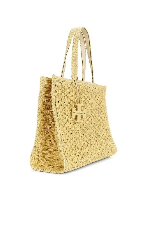 Tory Burch Ella Hand Crocheted Tote Bag - Neutral