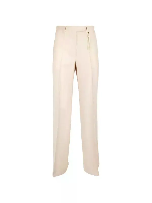 Seventy Tassel-detail Pressed-crease Trousers
