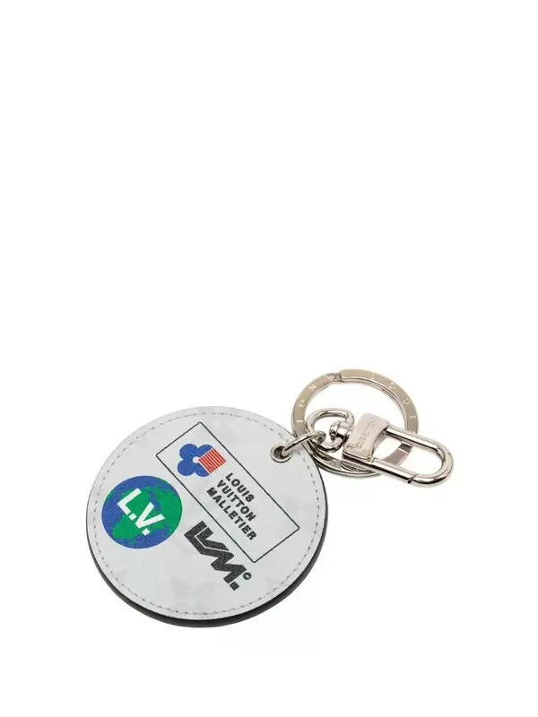 LOUIS VUITTON Monogram Portefeuille Round Key Chain