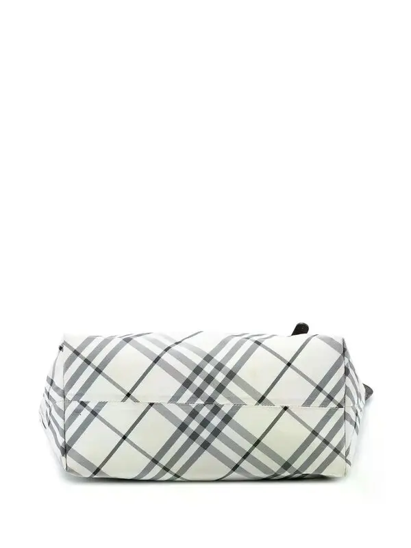 Burberry Nova Check Canvas Tote Bag