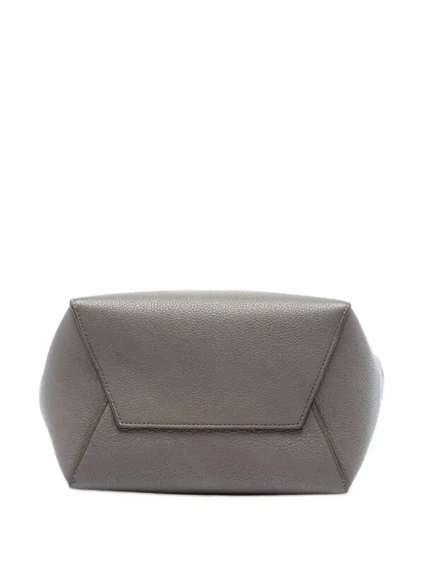 Celine Seau Sangle Bucket Bag In Grained Calfskin - Brown