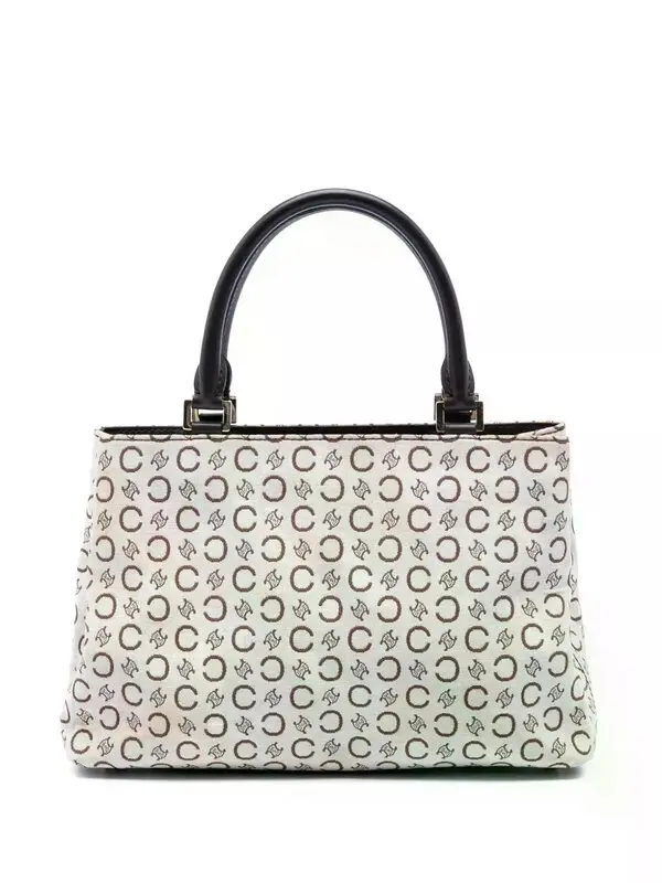 Celine Macadam Canvas Tote Handbag