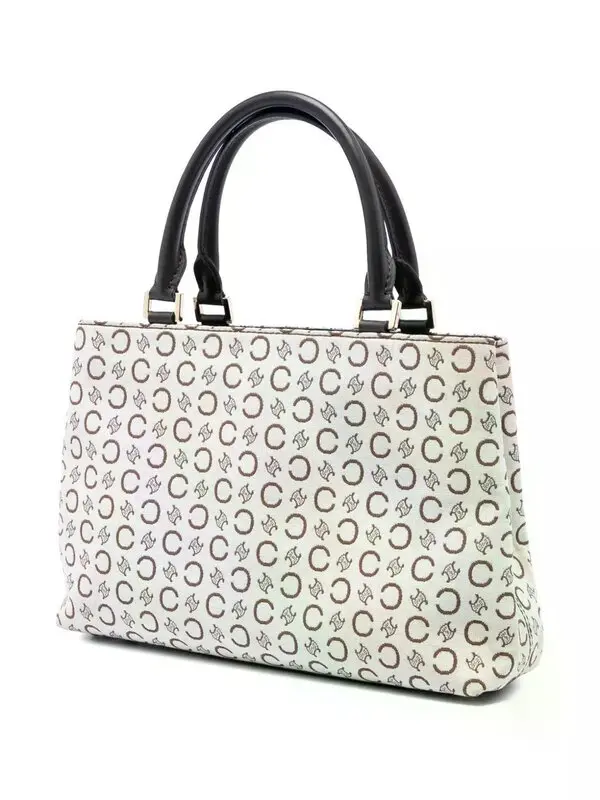Celine Macadam Canvas Tote Handbag