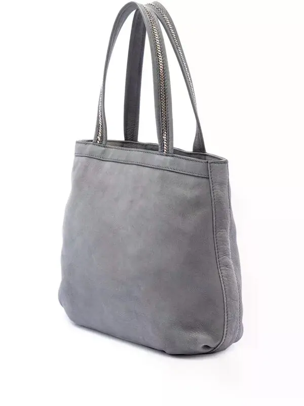 Fendi Nubuck Ff Chains Tote Bag