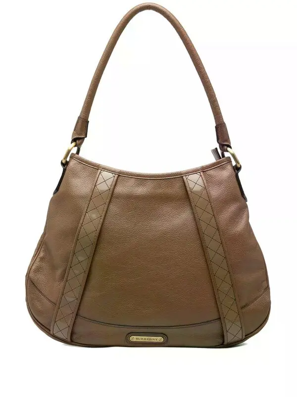 Burberry Leather Shoulder Bag - Brown