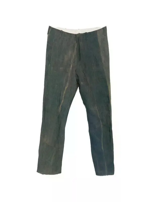 KANG Faded Effect Tailored Trousers