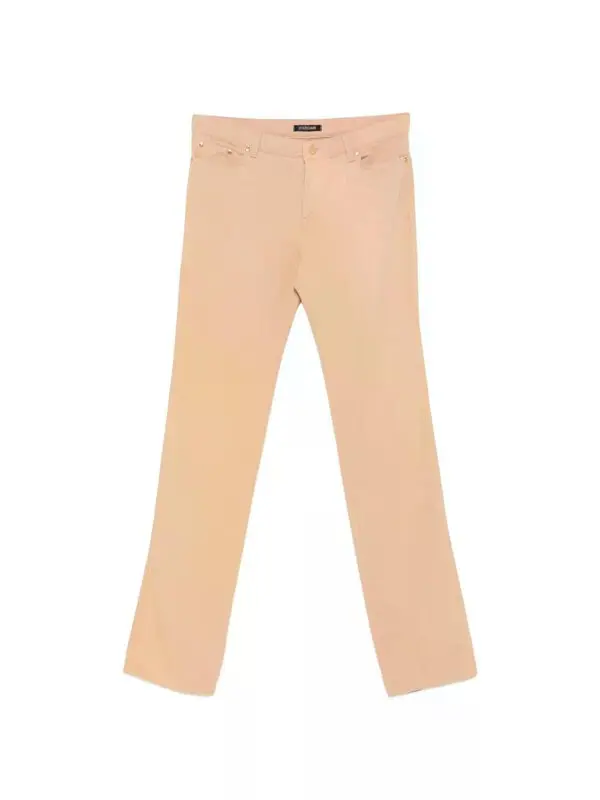 Roberto Cavalli 2000s Logo Patch Trousers