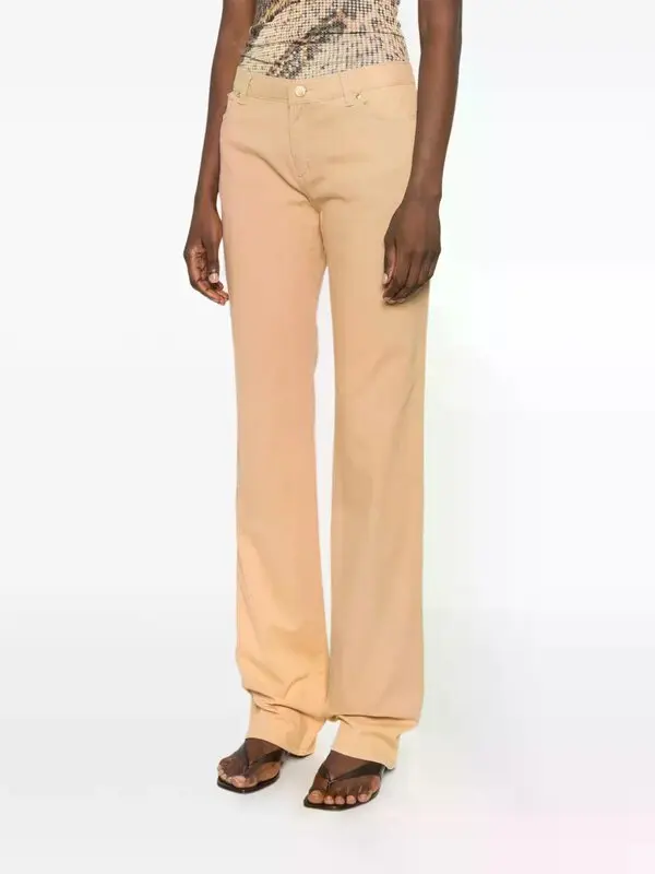 Roberto Cavalli 2000s Logo Patch Trousers