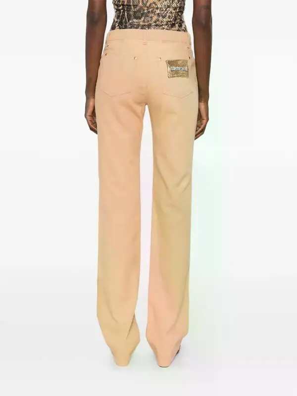 Roberto Cavalli 2000s Logo Patch Trousers