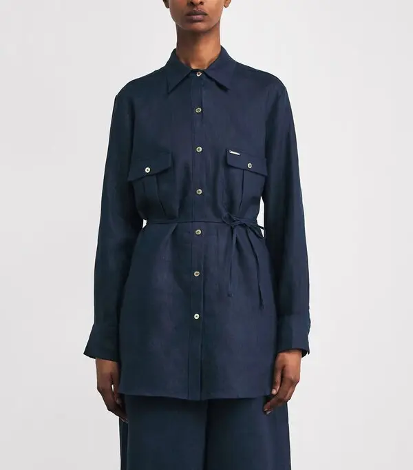 Melissa Odabash Linen Ariel Shirt