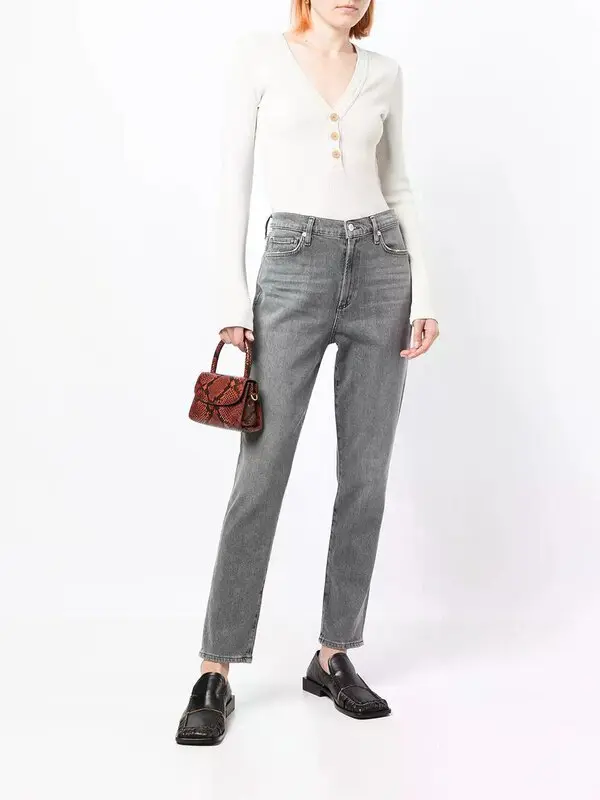 Citizens Of Humanity Olivia High-rise Slim Jeans In Silvermist