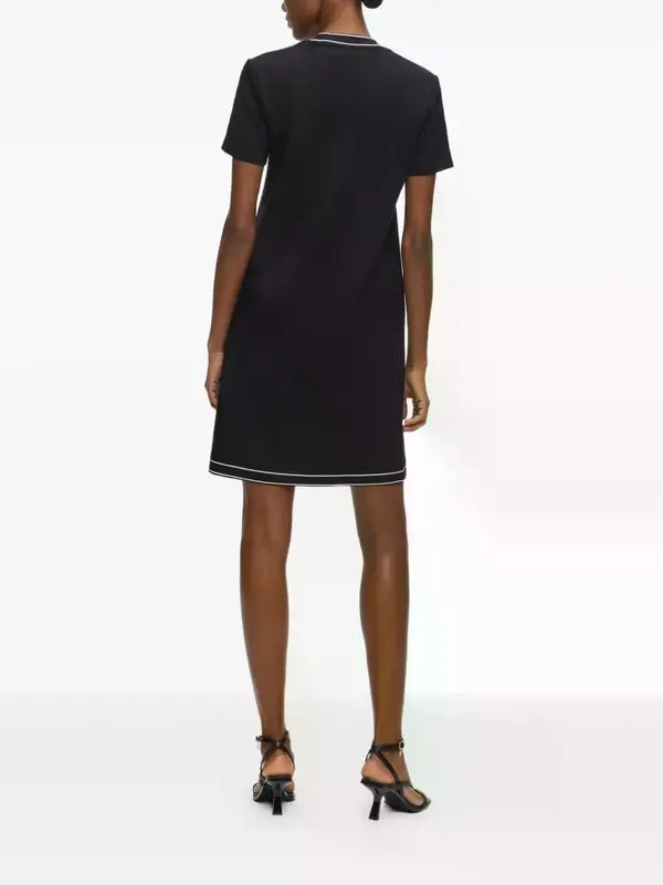 Karl Lagerfeld Logo-embroidered Mini Dress