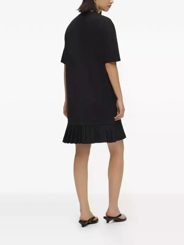 Karl Lagerfeld Pleated Hem Mini Dress
