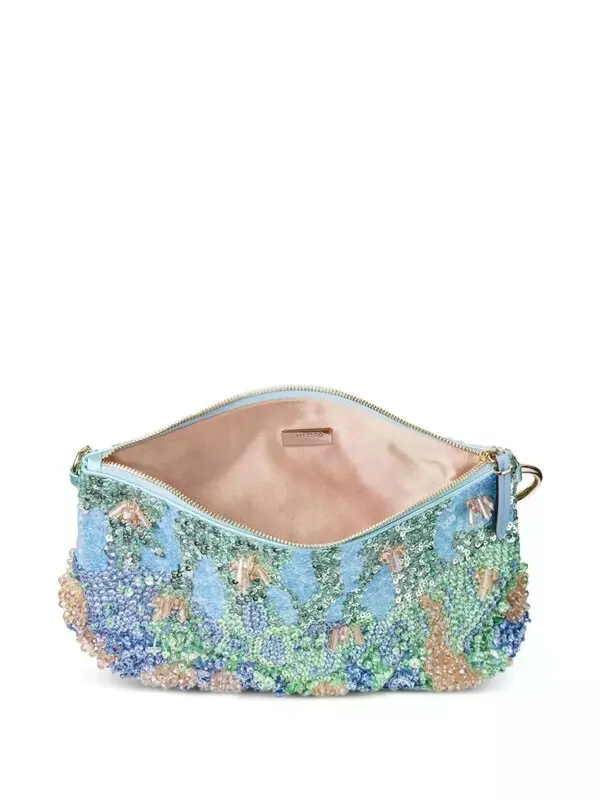 JIMMY CHOO Callie Crystal Embroidered Clutch Bag