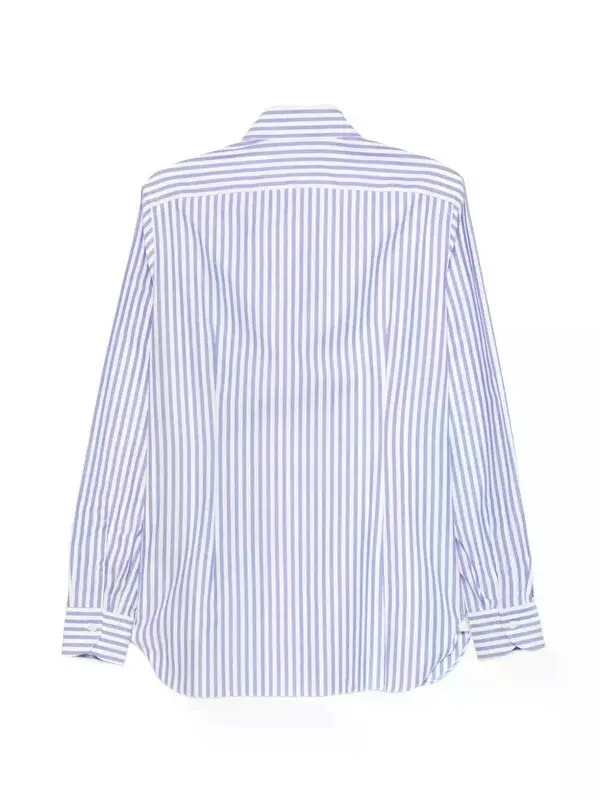 LUIGI BORRELLI Striped Cotton Shirt