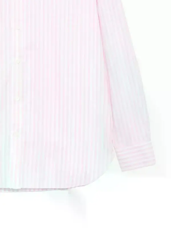 LUIGI BORRELLI Striped Long-sleeve Shirt