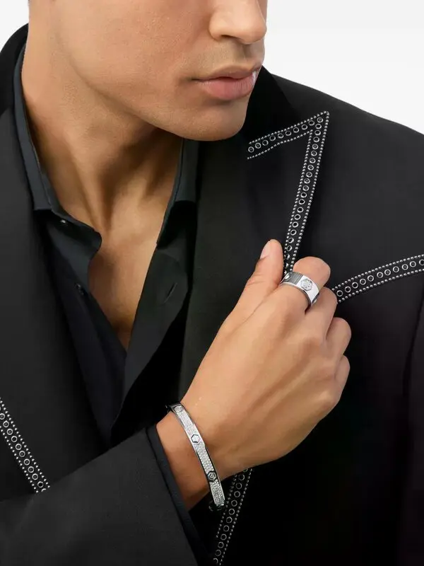 Philipp Plein Crystal-embellished Cuff Bracelet