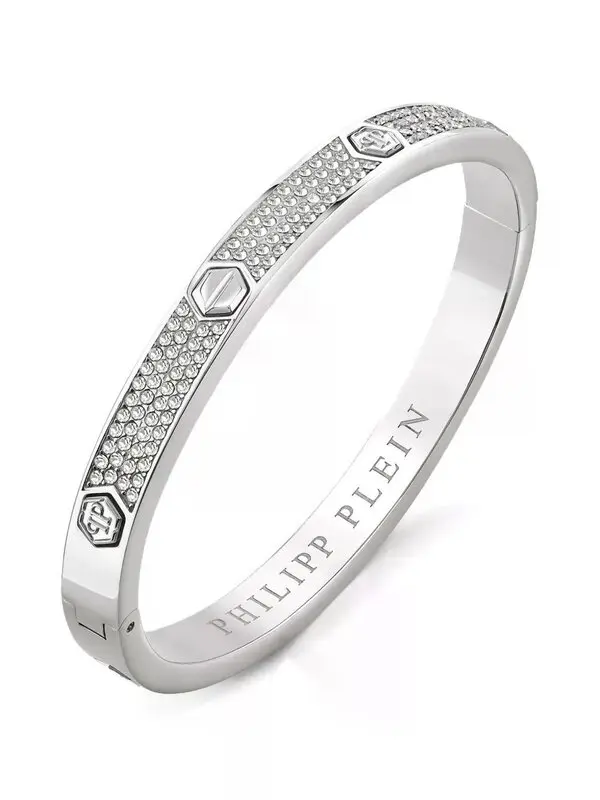 Philipp Plein Crystal-embellished Cuff Bracelet