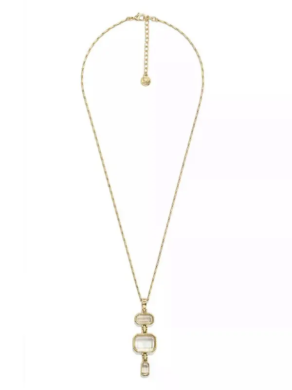 GOOSSENS Plated Crystal Pendant Necklace - Gold