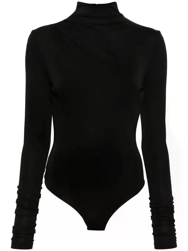 Andamane Open-back Bodysuit - Black